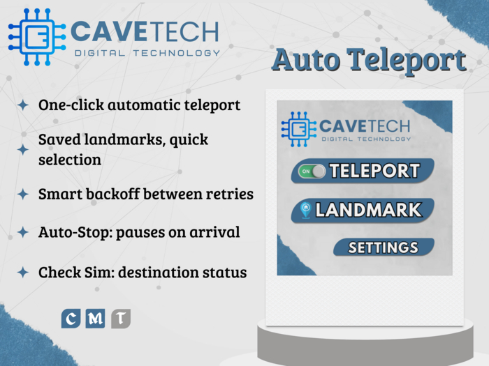 Second Life Marketplace - CaveTech - Auto Teleport